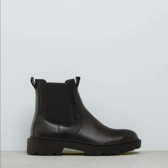 Zara | Shoes | Zara Leather Chelsea Ankle Boots | Poshmark